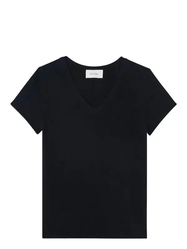American Vintage Sonoma V-neck T-shirt - Black