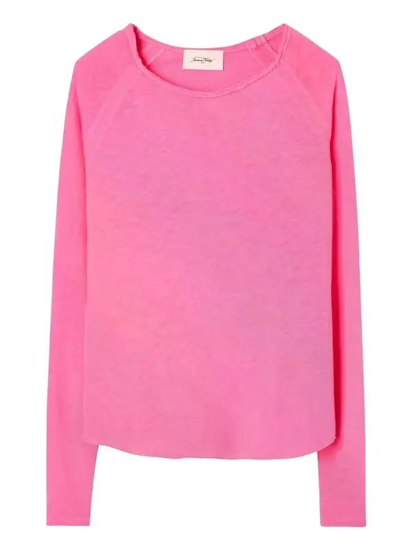 American Vintage Sonoma Raglan-sleeves T-shirt - Pink
