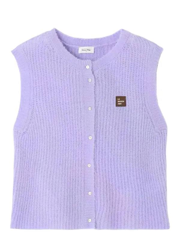American Vintage East Cardigan - Purple