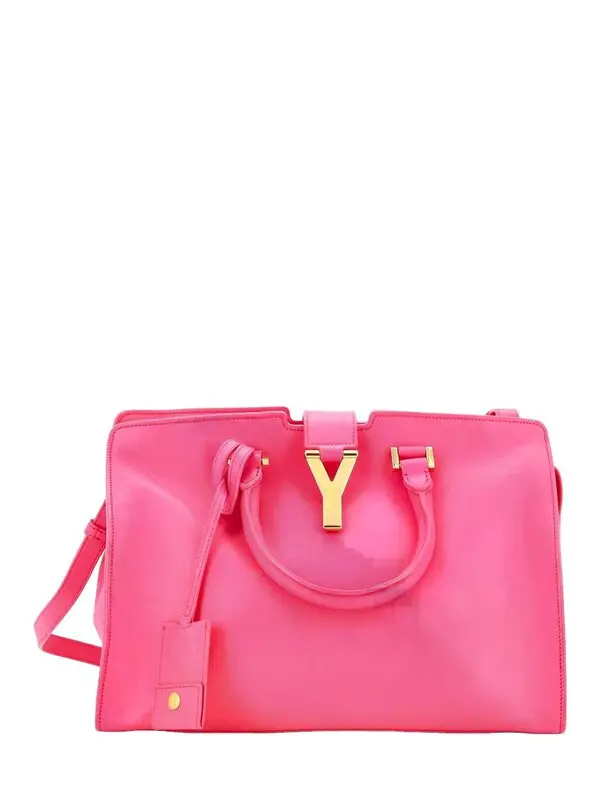 Saint Laurent Classic Y Cabas Satchel - Pink