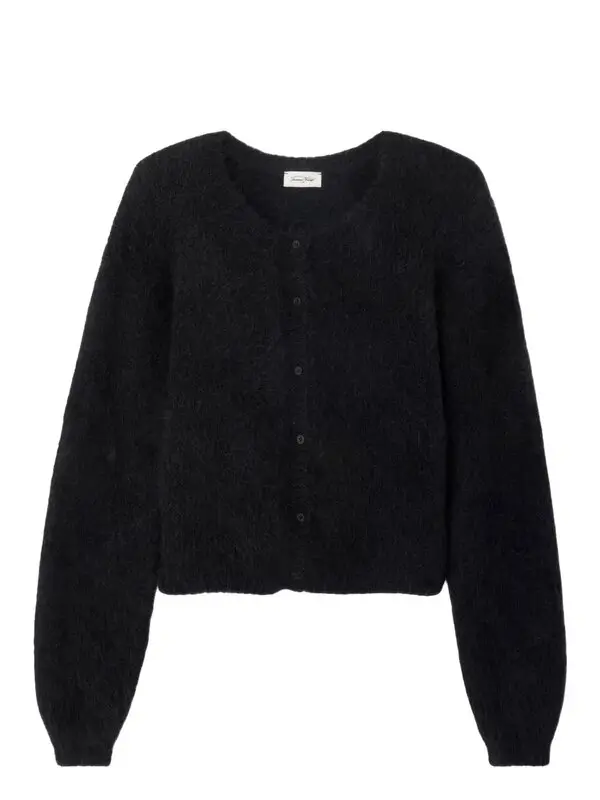 American Vintage Niby Round-neck Cardigan - Black