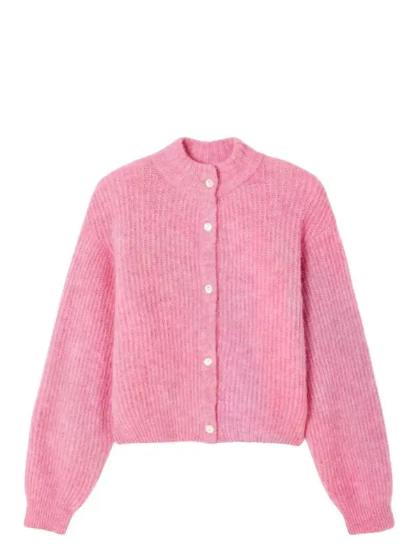American Vintage East Buttoned Cardigan - Pink