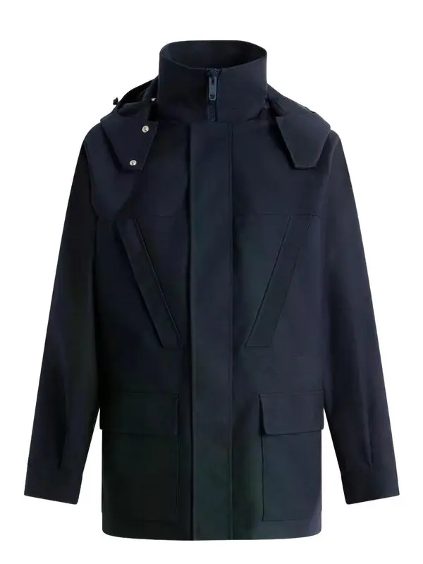 Bally Detachable-hood Parka - Blue