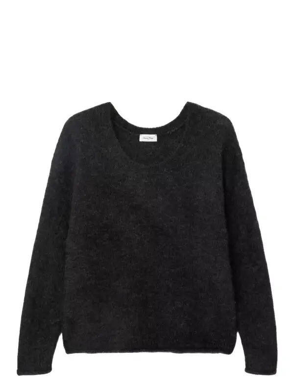 American Vintage Nuny Round-neck Sweater - Black