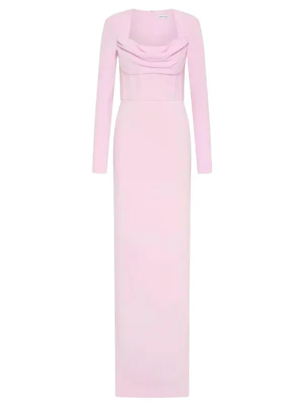 Rebecca Vallance Nemy Cowl-neck Maxi Dress - Pink