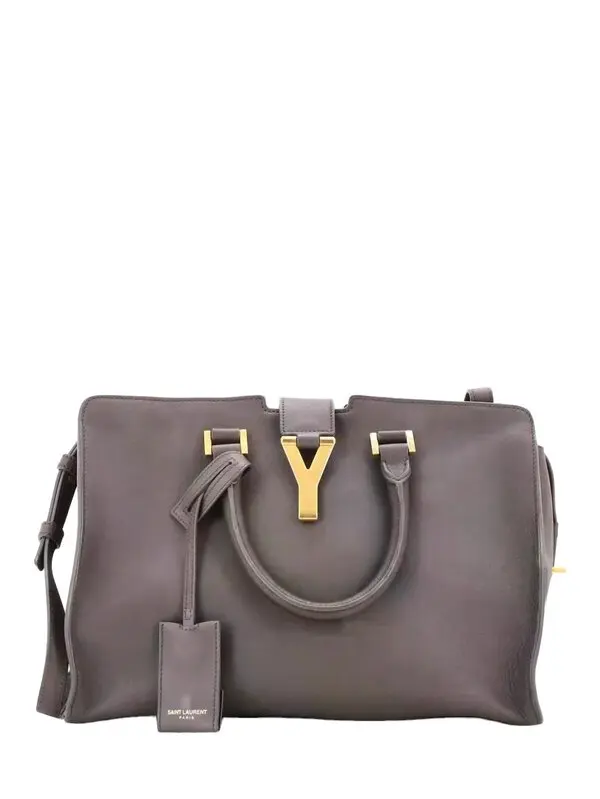 Saint Laurent Classic Y Cabas Satchel - Grey