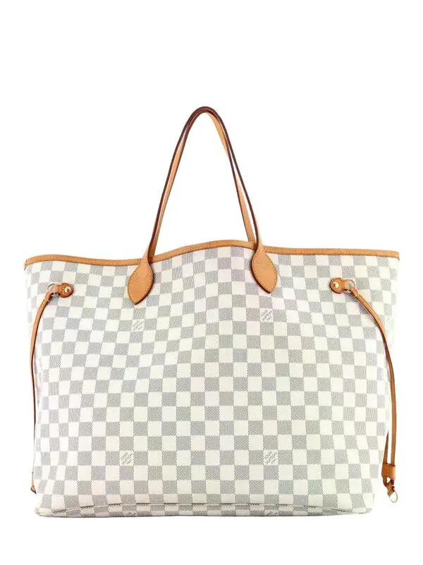 LOUIS VUITTON Neverfull Gm Tote Bag - White