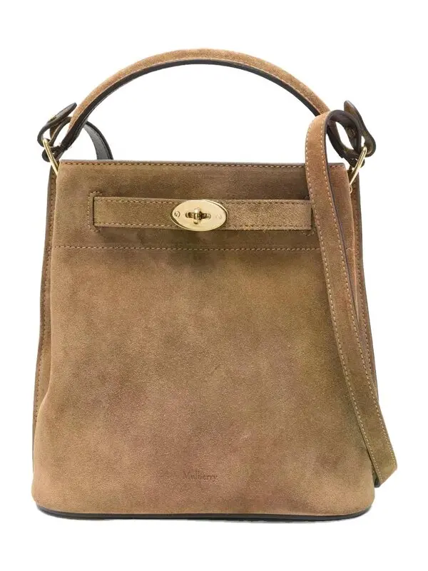 Mulberry Islington Suede Bucket Bag - Brown