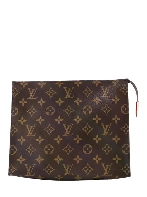 LOUIS VUITTON Toiletry Nm Monogram Canvas Pouch - Brown