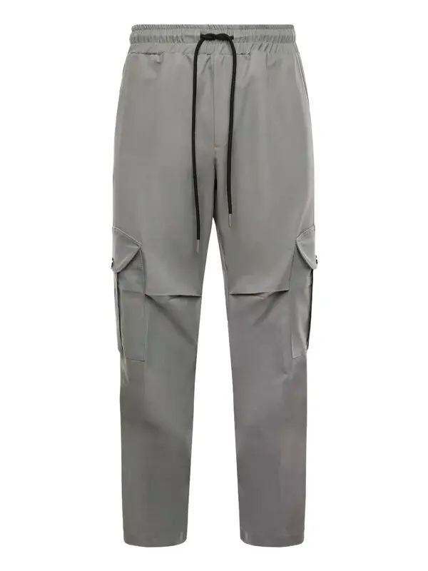 GIULIANO GALIANO Cargo-pocket Drawstring Trousers - Grey