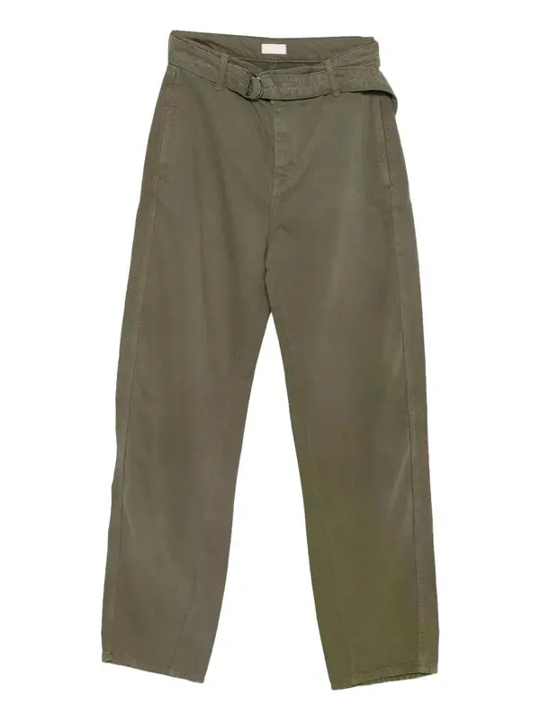 Liu Jo Belted-waist Trousers - Green