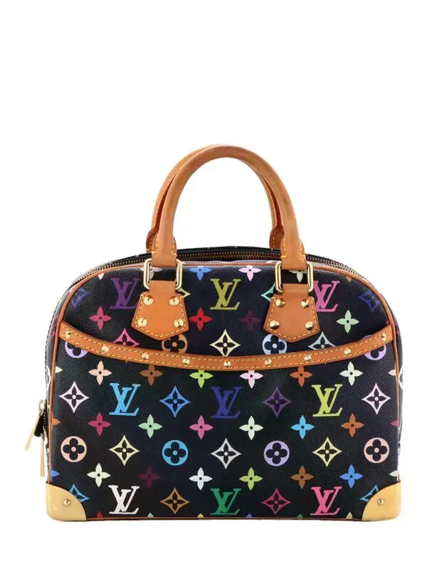 LOUIS VUITTON Trouville Handbag Monogram Multicolor Satchel - Black