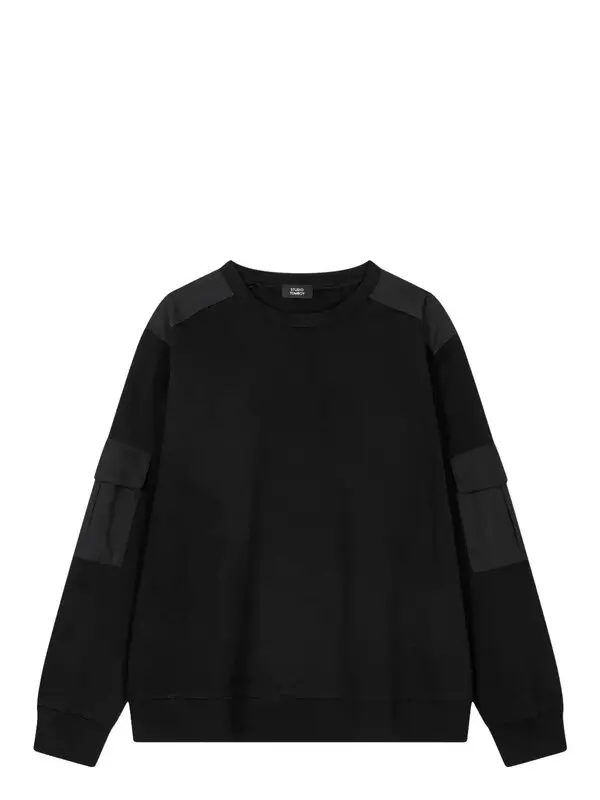 STUDIO TOMBOY Arm-pocket Long-sleeves T-shirt - Black