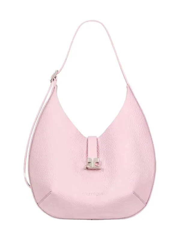 COURREGES Logo-buckle Shoulder Bag - Pink