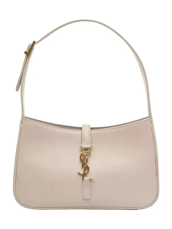 Saint Laurent Le 5 A 7 Hobo Shoulder Bag - White