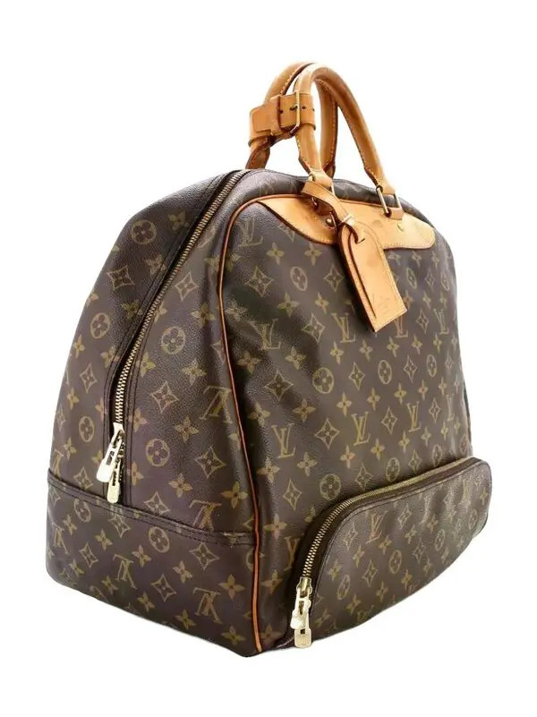 LOUIS VUITTON Evasion Travel Bag Monogram Canvas Mm Satchel - Brown