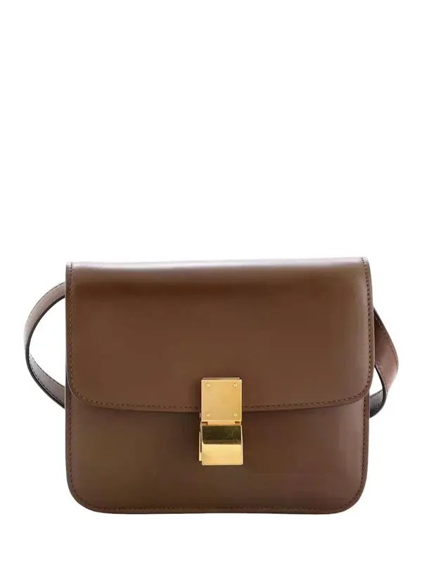 Celine Classic Box Teen Shoulder Bag - Brown