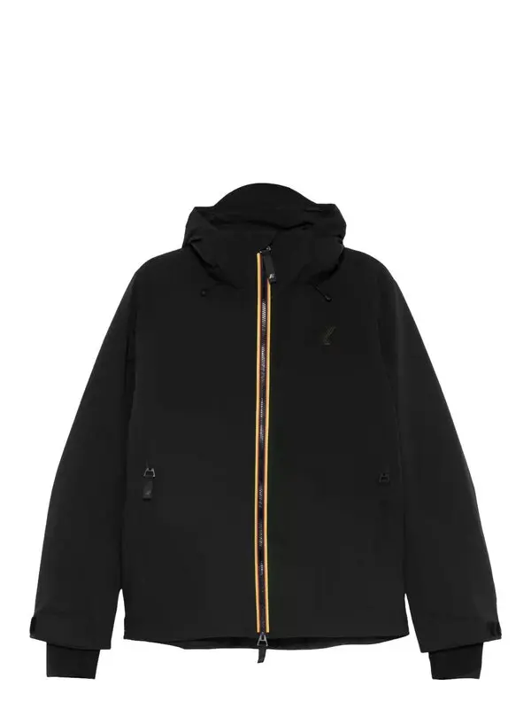 K-WAY Hooded Zip-fastening Jacket - Black