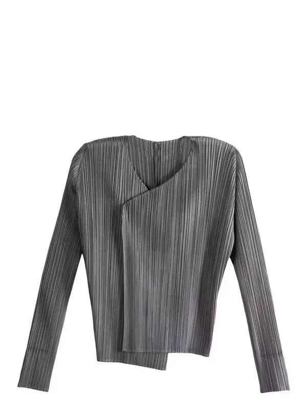 Issey Miyake Pleated Jacket - Grey