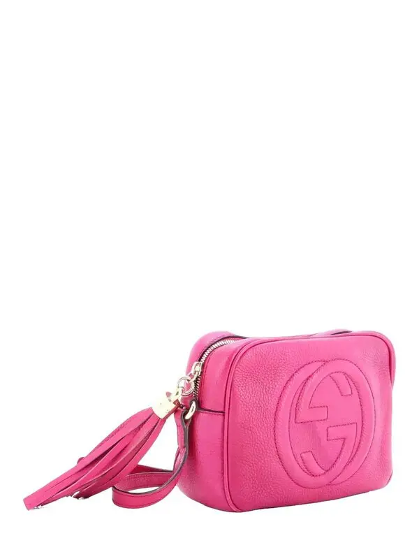 Gucci Soho Disco Leather Crossbody Bag - Pink