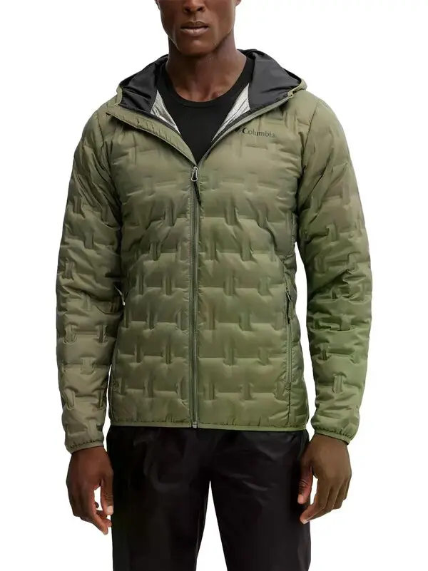 Columbia Delta Ridge Hooded Quilted Jacket - Green