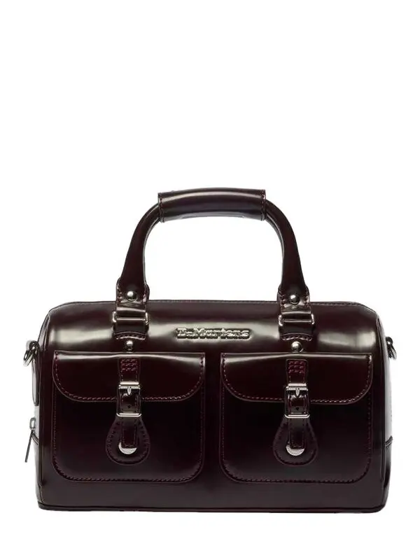 Dr. Martens Top Handle Rub Off Leather Bag - Red