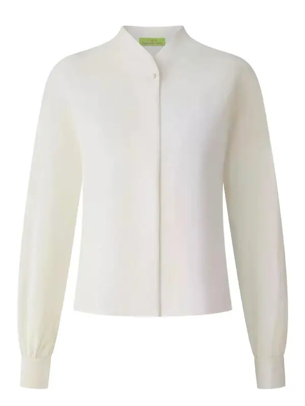 Shanghai Tang Silk Blouse - White