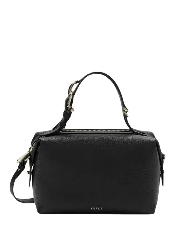 Furla Double Logo Tote Bag - Black