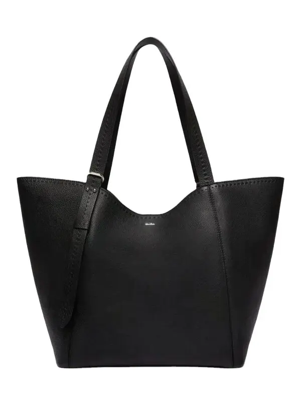 Max Mara Archetipo Logo Tote Bag - Black