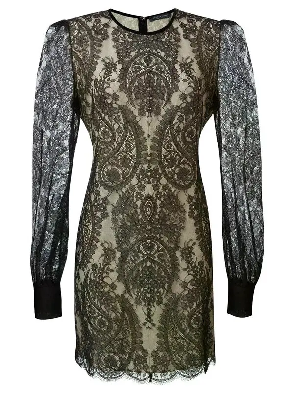 Alexander McQueen Lace Dress - Black