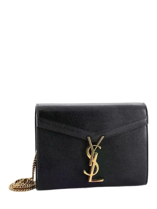 Saint Laurent Cassandra Chain Shoulder Bag - Black
