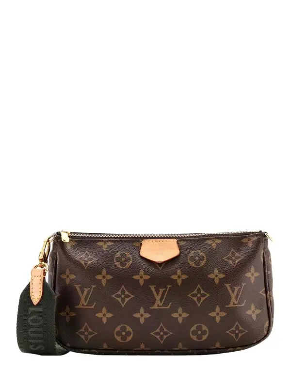 LOUIS VUITTON Multi Pochette Accessoires Monogram Canvas Crossbody Bag - Brown