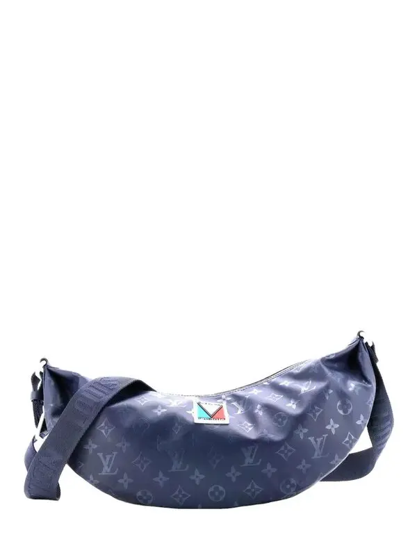 LOUIS VUITTON America's Cup Monogram Storm Canvas Crossbody Bag - Blue