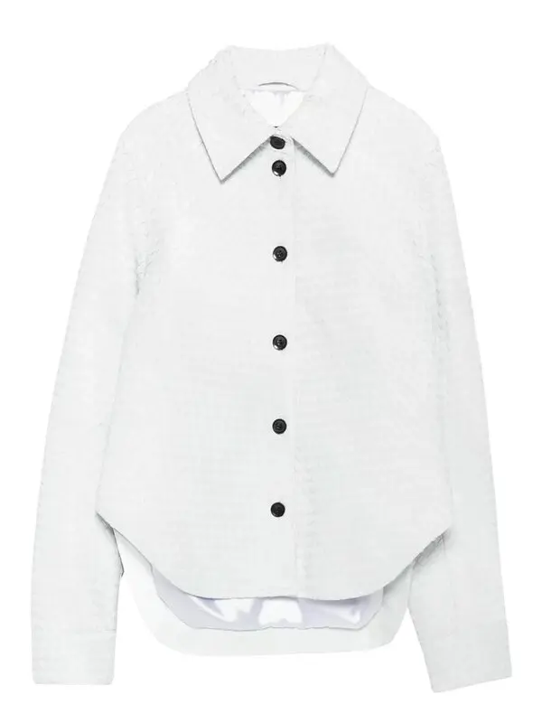 MANOKHI Demi Textured Shirt - White