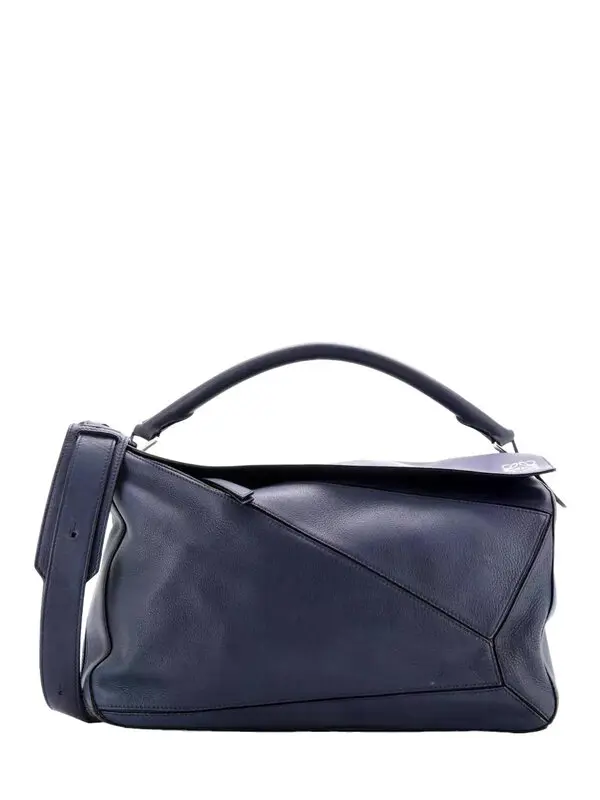 Loewe Puzzle Large Satchel - Blue