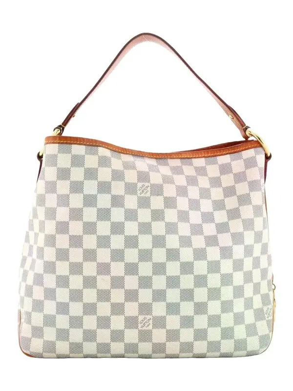 LOUIS VUITTON Delightful Nm Handbag Damier Mm - White