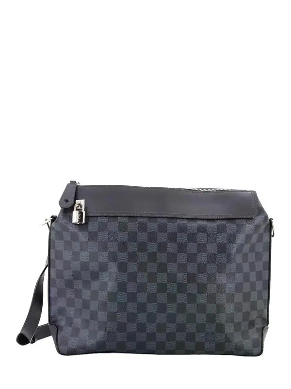 LOUIS VUITTON Greenwich Messenger Bag Damier Cobalt Crossbody Bag - Black