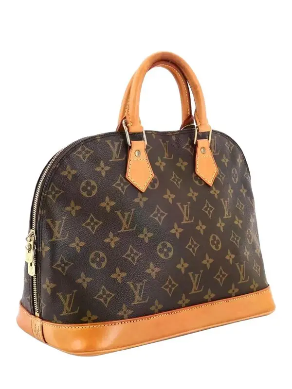 LOUIS VUITTON Alma Handbag Monogram Canvas Pm - Brown