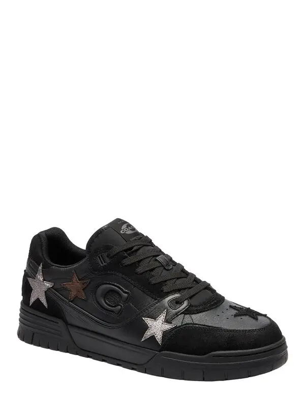 Coach Soho Sneaker With Stars - Black Multi/silver