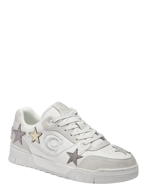 COACH Soho Sneaker With Stars - Optic White Multi