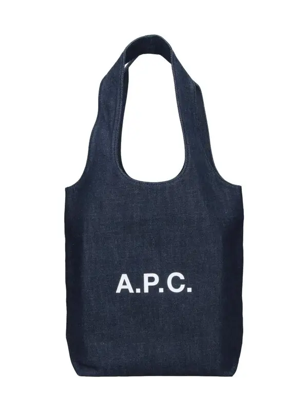 A.p.c. Ninon Medium Tote Bag - Blue