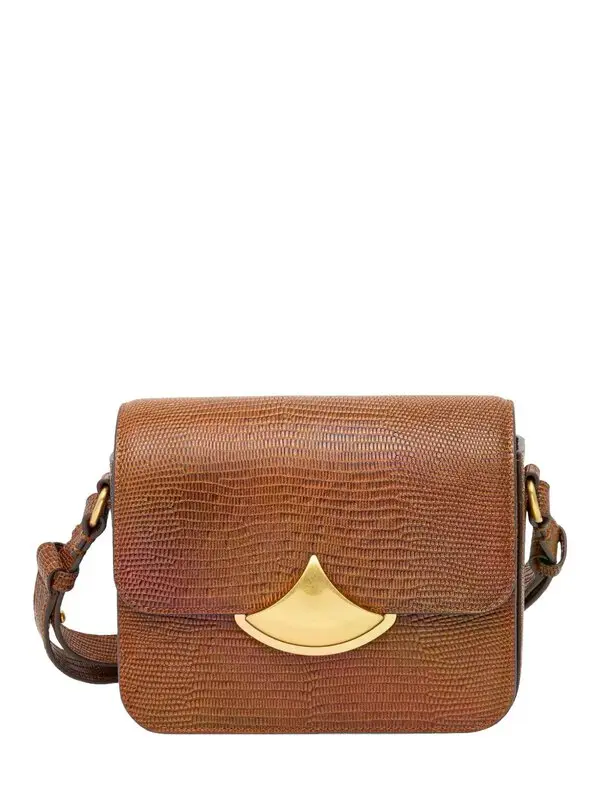 SESSUN Leather Crossbody Bag - Brown