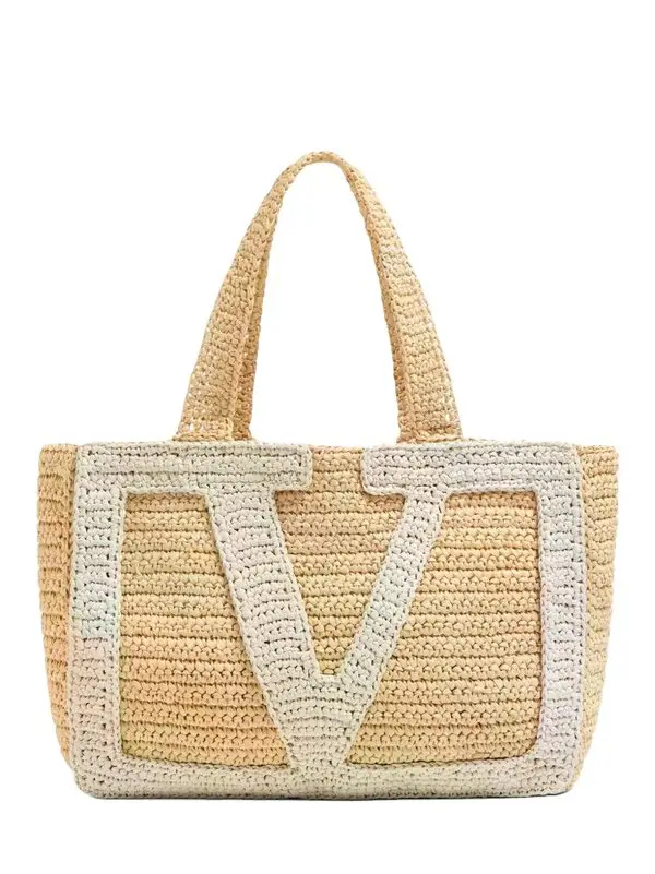 Valentino Garavani Vlogo Signature Tote - Neutrals