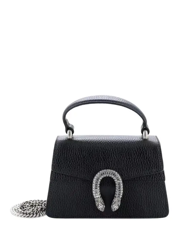 Gucci Dionysus Top Handle Mini Satchel - Black