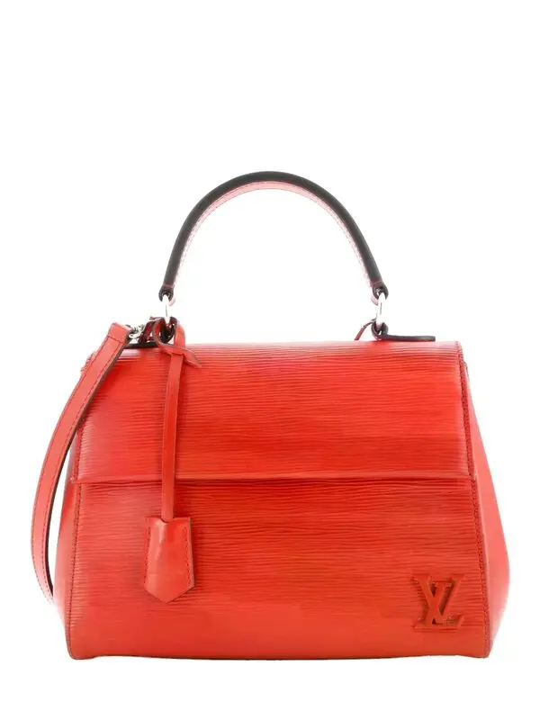 LOUIS VUITTON Cluny Bb Top Handle Satchel - Red