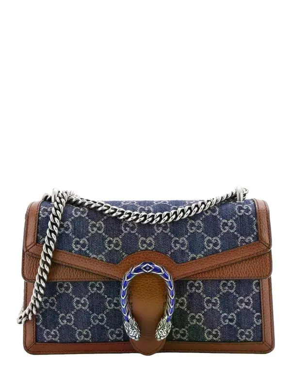 Gucci Dionysus Gg Denim Shoulder Bag - Blue