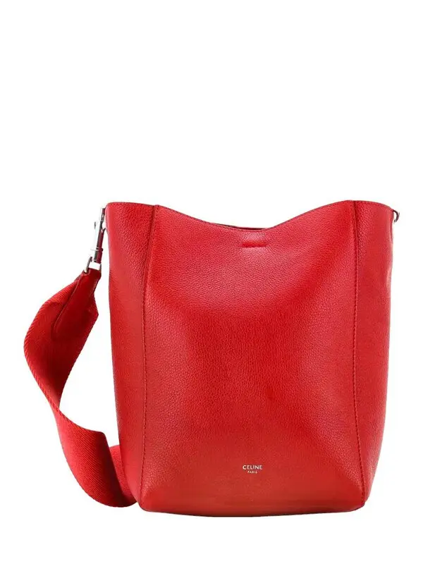 Celine Sangle Seau Small Shoulder Bag - Red