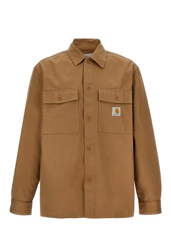 Carhartt Work In Progress Kelly Cotton Shirt - Beige