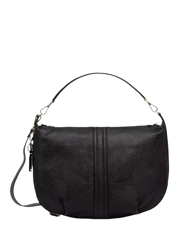 Geox Aurelyi Zip Shoulder Bag - Black