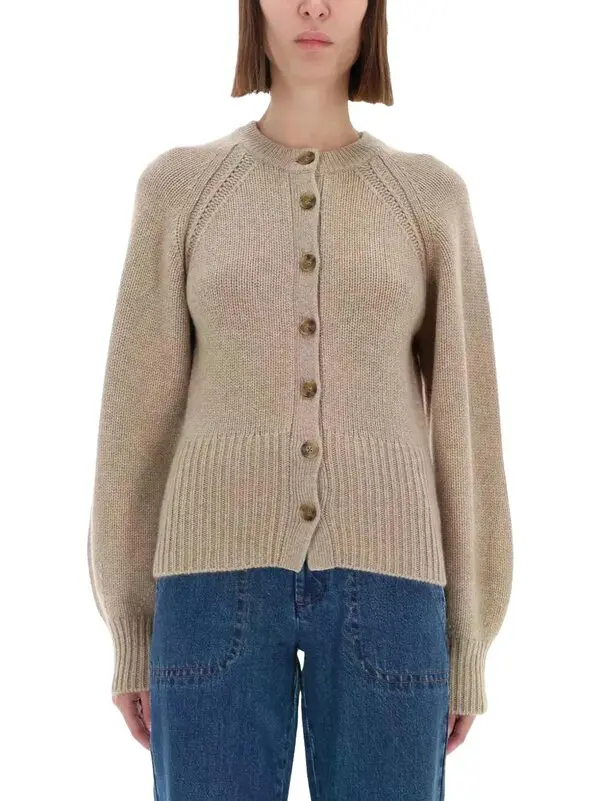 Guest In Residence Cashmere Cardigan - Neutrals